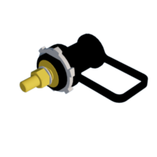 Battery Jumper Terminals and Studs 46210 3D Model